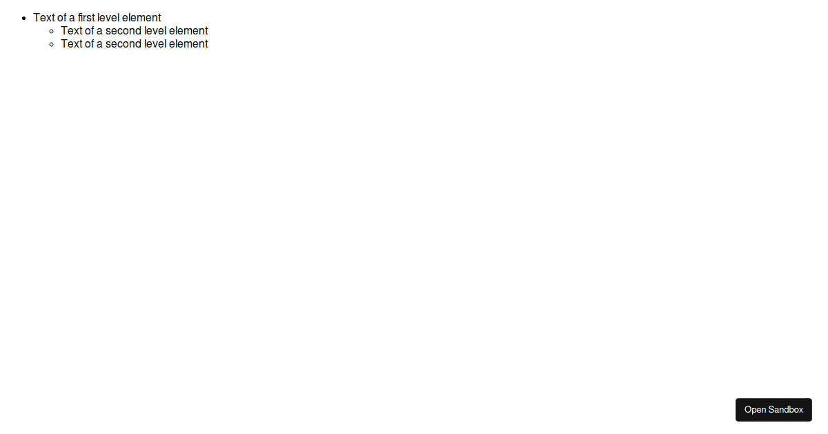 React Deep Tree Example Forked Codesandbox