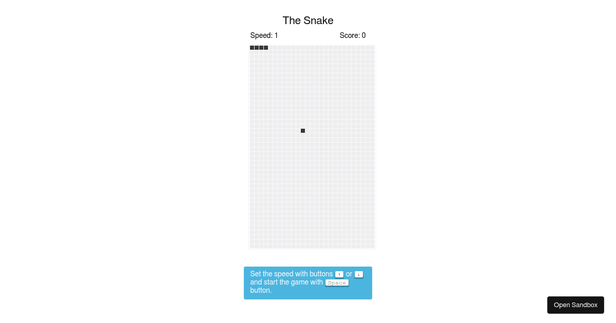snake - Codesandbox