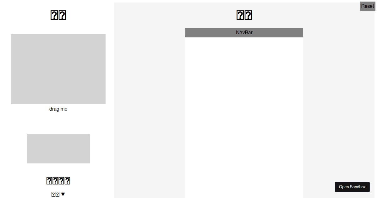 drag-demo - Codesandbox