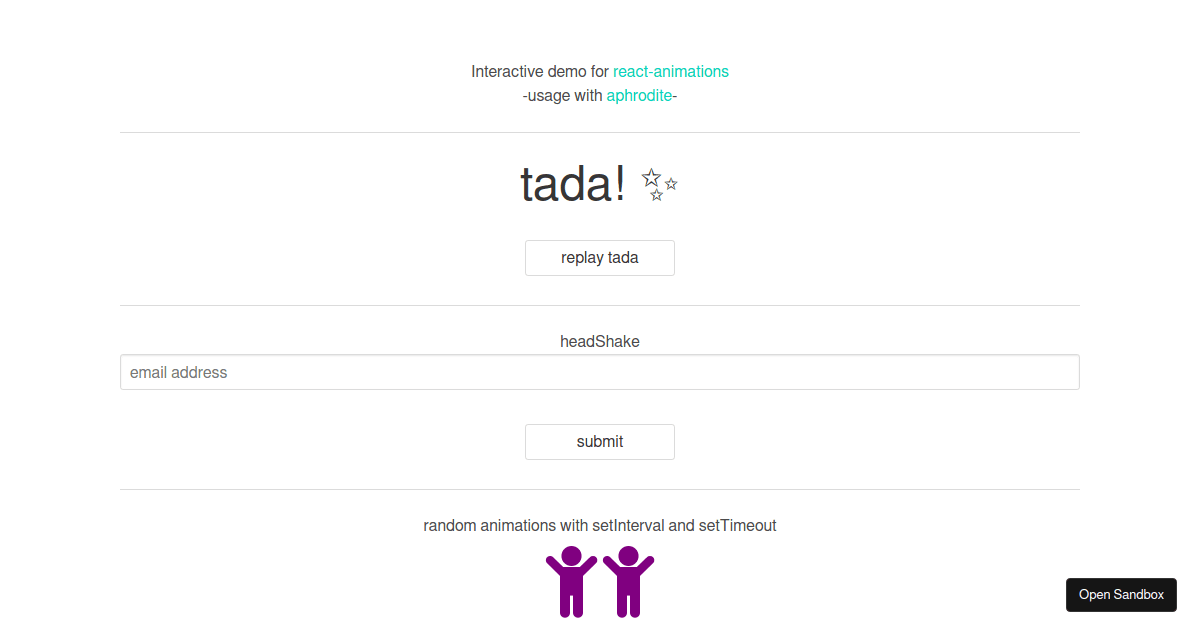 react-animations-demo - Codesandbox
