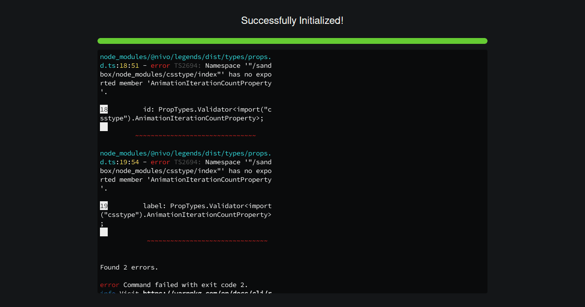 missing-cssimport - Codesandbox