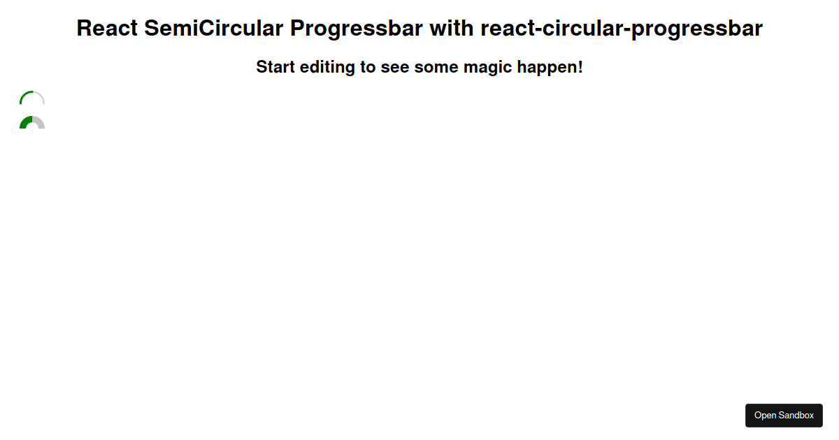 Semicircular-Progressbar - Codesandbox