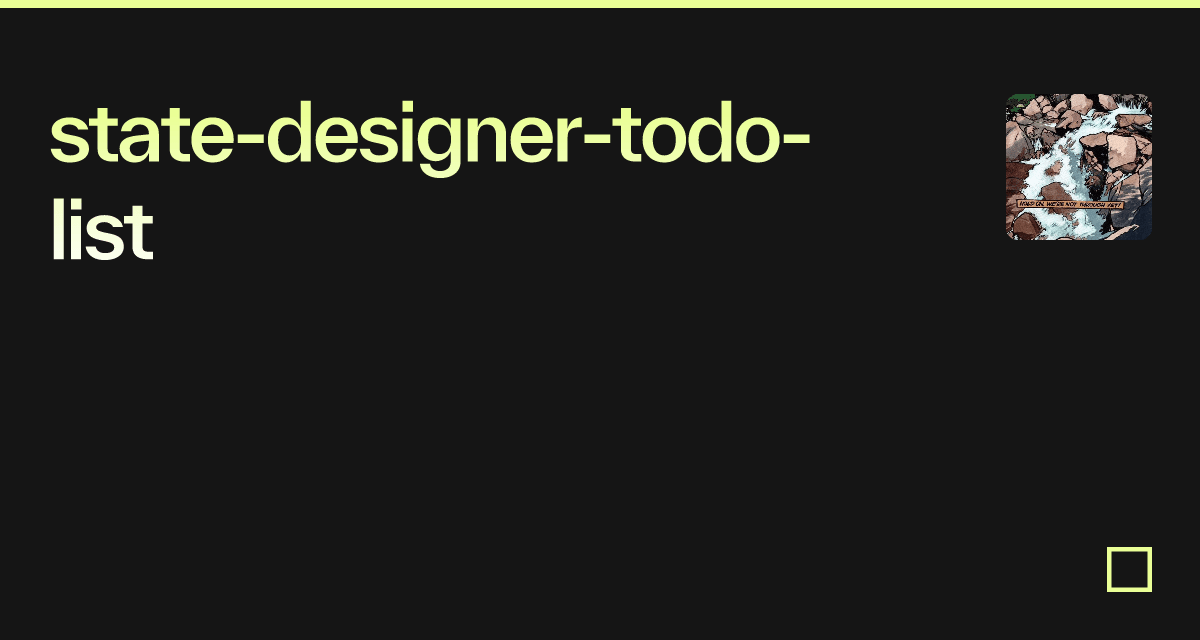 state-designer-todo-list - Codesandbox