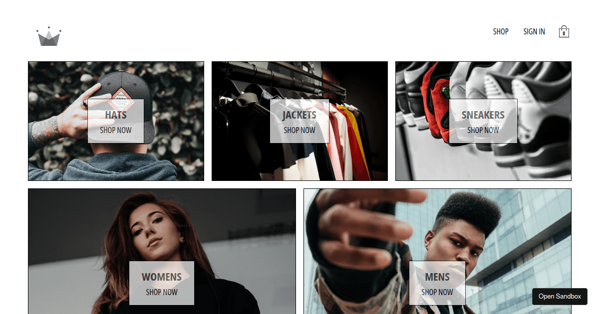E Commerce Redux Codesandbox