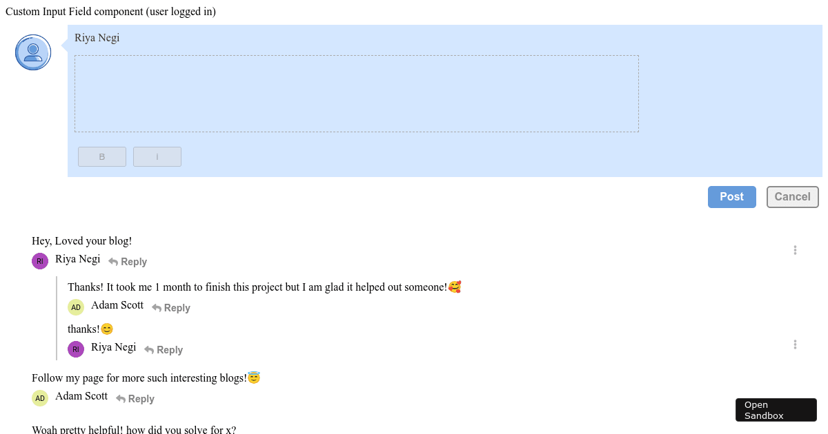 banlist-comments - Codesandbox