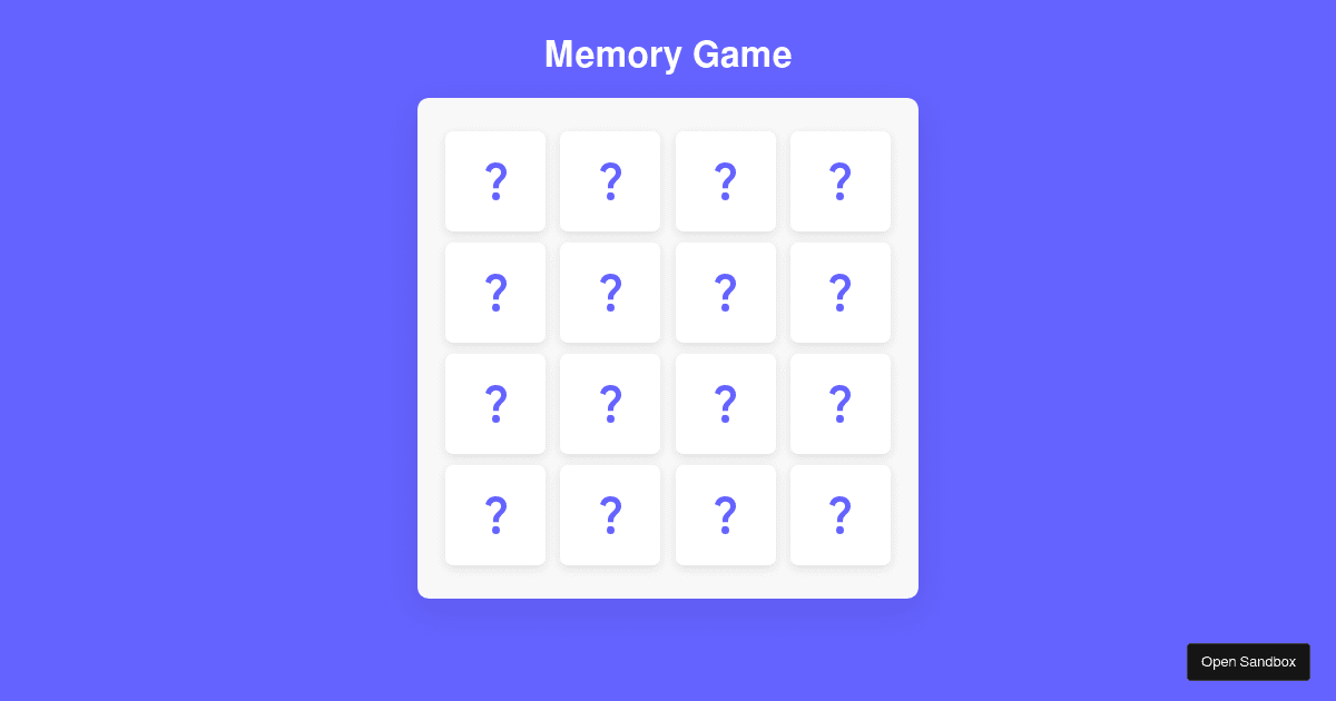 vue-3-memory-game - Codesandbox