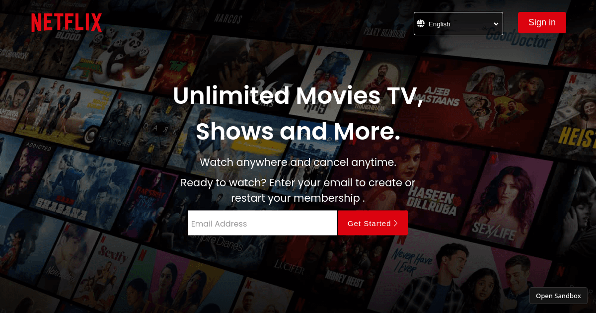 Susmita-Dey/Netflix-Clone - Codesandbox