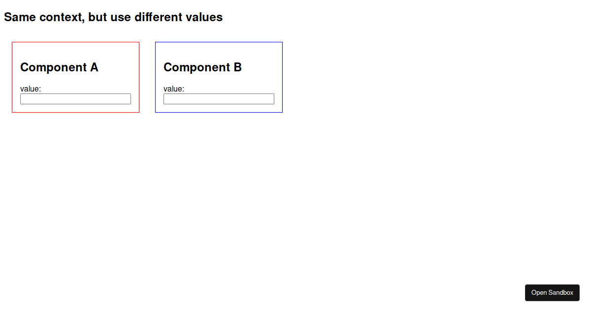 Typescript react usecontext example Codesandbox 