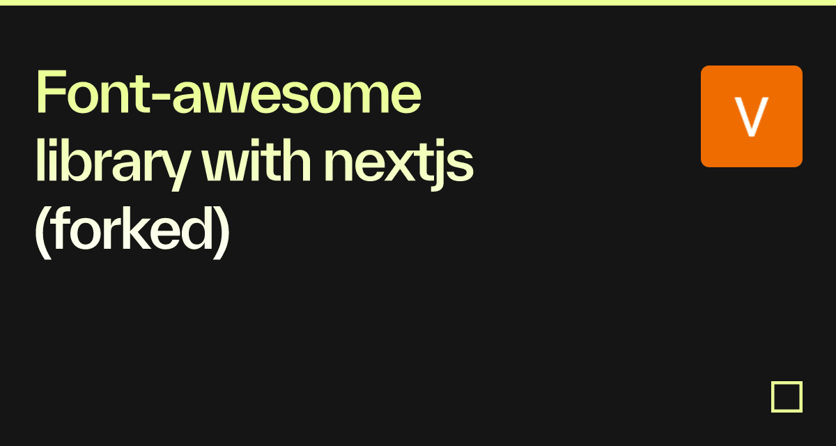 Font-awesome library with nextjs (forked) - Codesandbox Font-awesome library with nextjs (forked) - Codesandbox