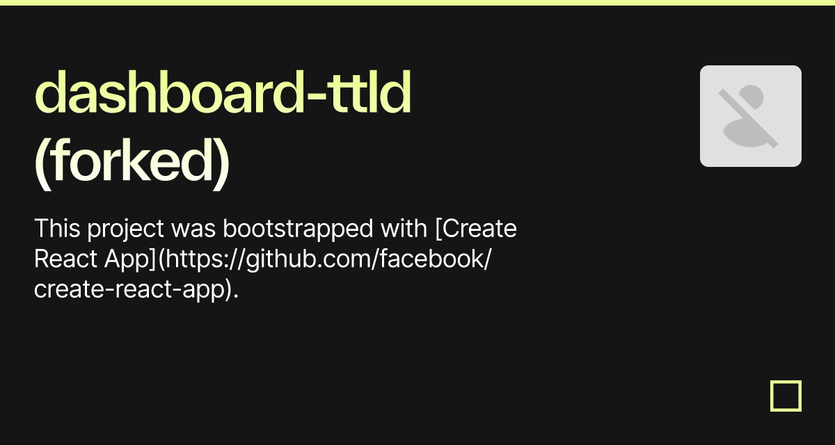 dashboard-ttld (forked) - Codesandbox