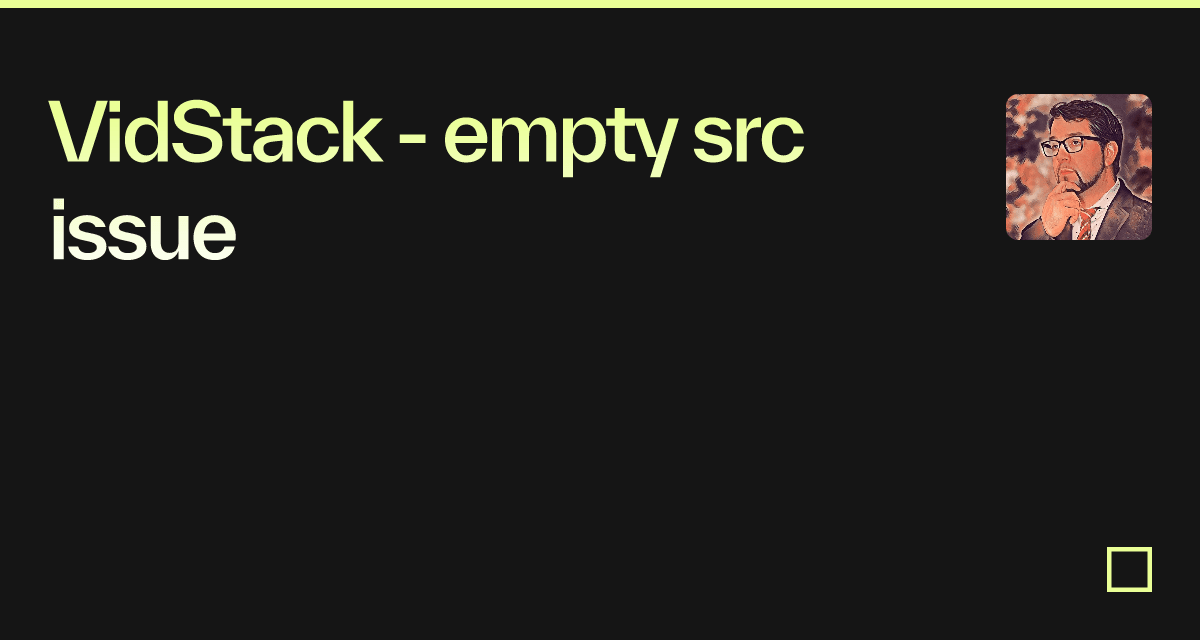 Vidstack Empty Src Issue Codesandbox 