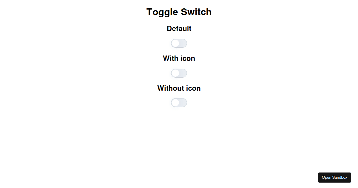 toggle-swtich - Codesandbox