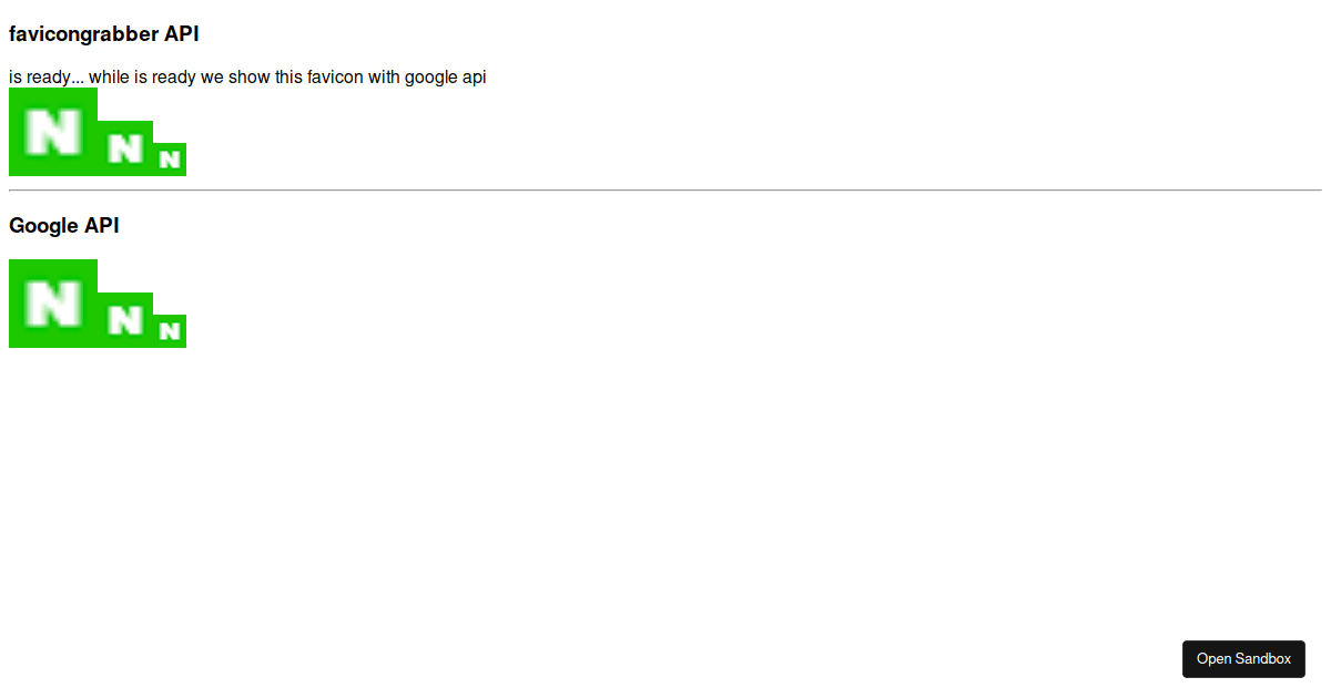 get-favicon-from-url - Codesandbox