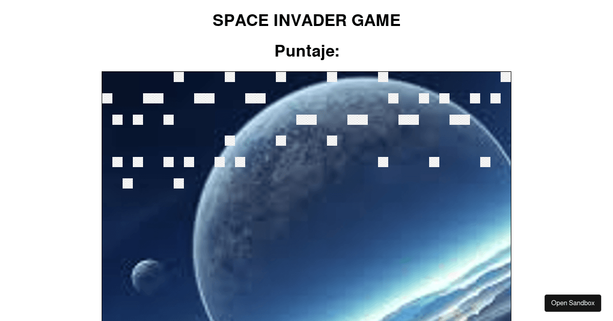 Space War - Codesandbox