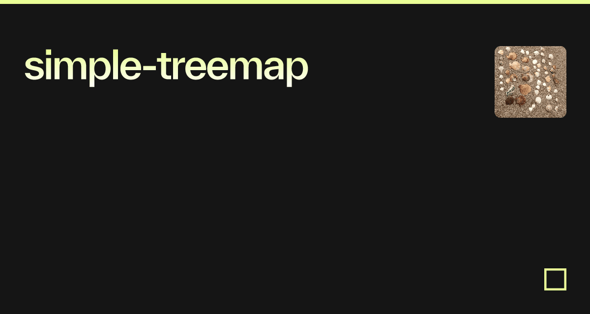 simple-treemap - Codesandbox