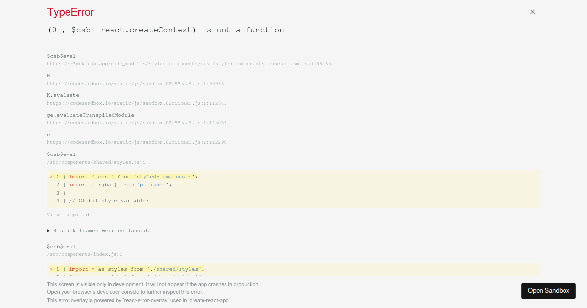@storybook/design-system - Codesandbox