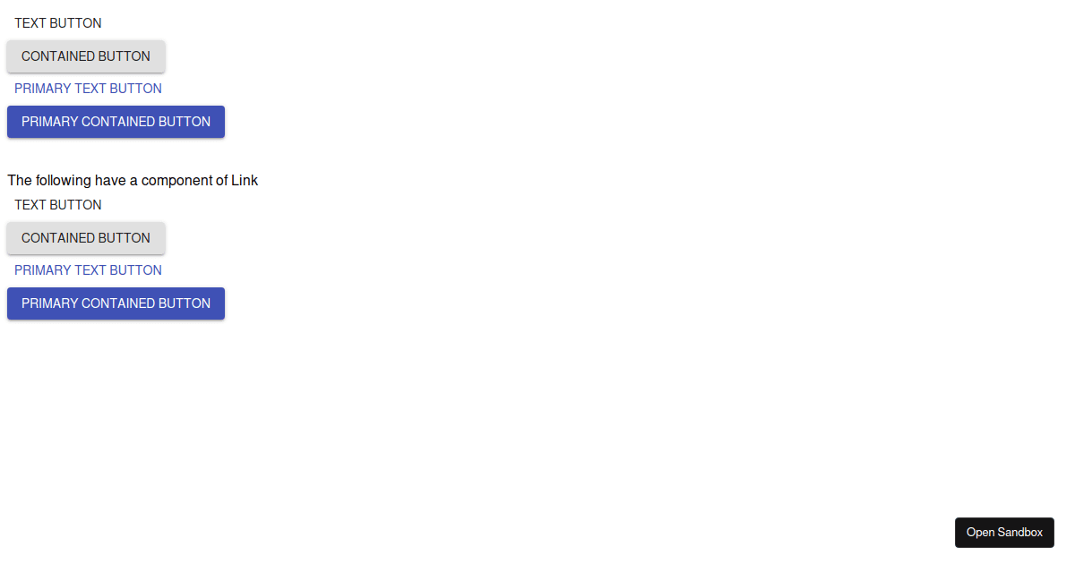 Link Buttons - Codesandbox