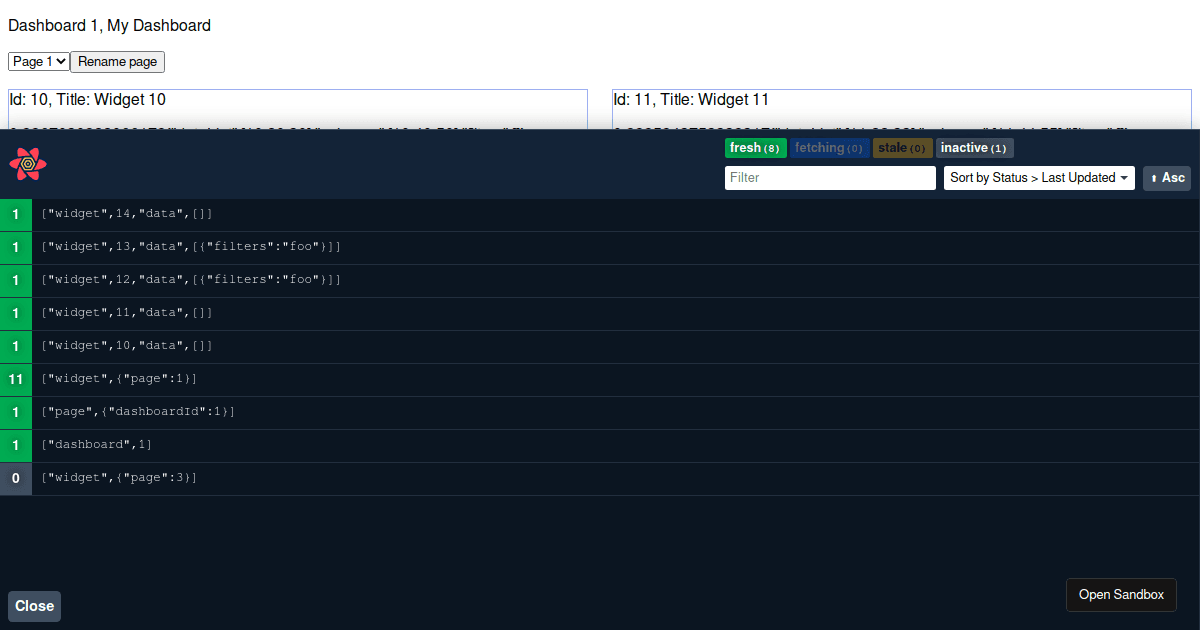 RQ-Dashboard v2 - Codesandbox