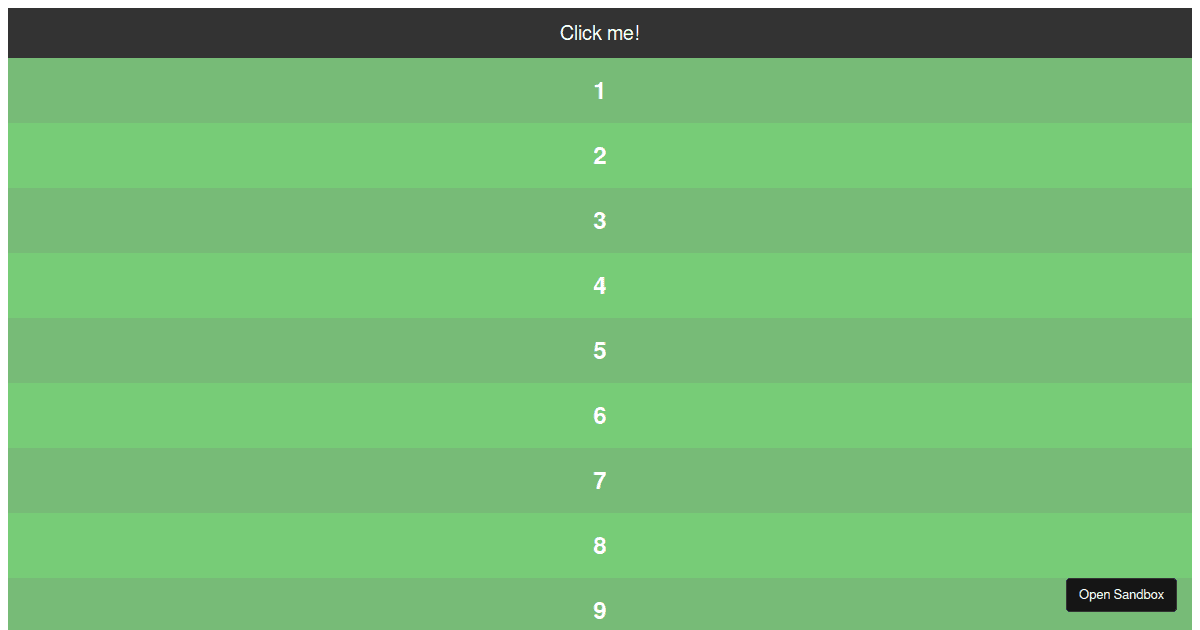React Indiana Drag Scroll Scroll At Click Codesandbox