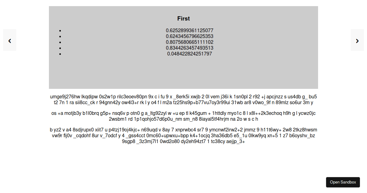 react-slider-animation - Codesandbox