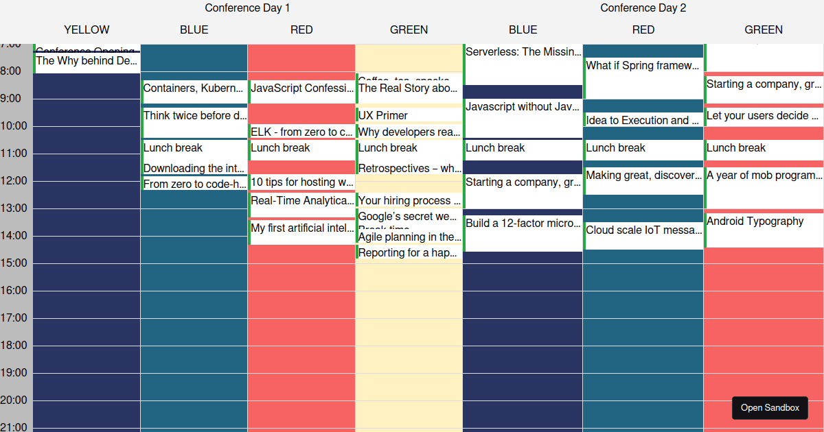timetable-react-dnd - Codesandbox