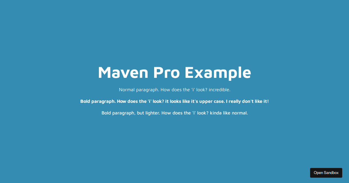 Google Font Example (forked) - Codesandbox
