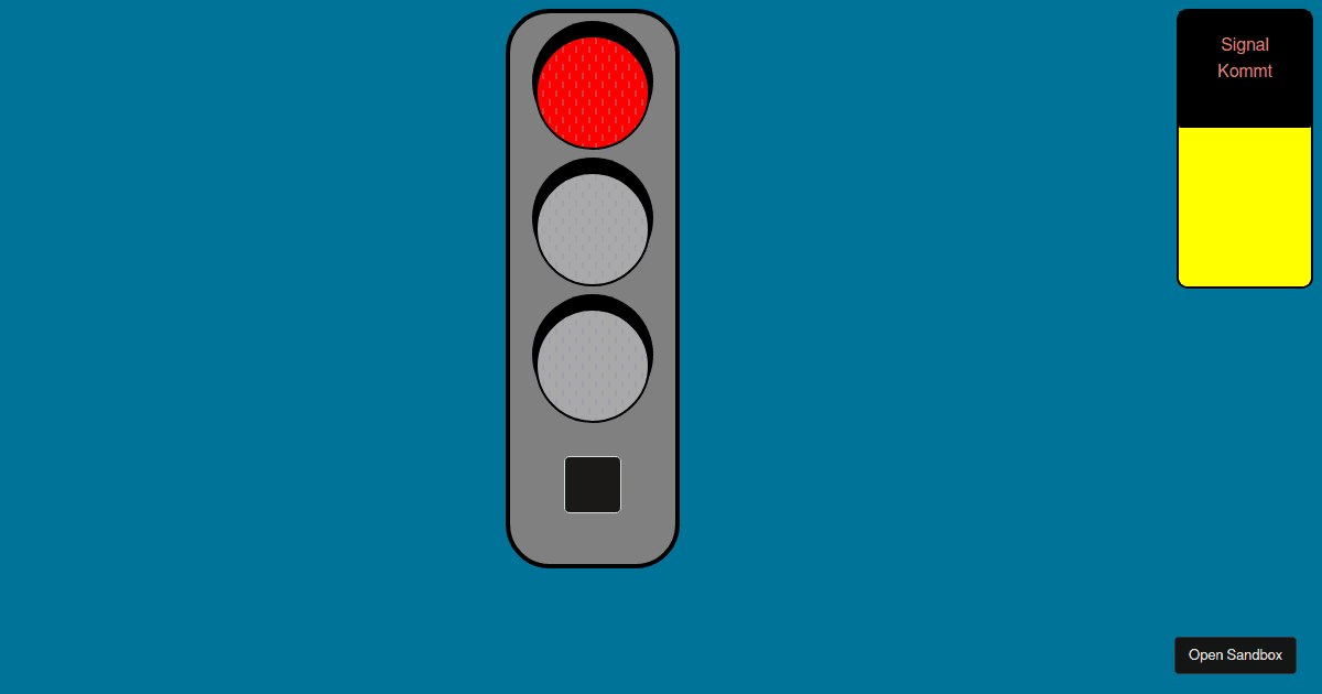 Traffic Light Counter Codesandbox