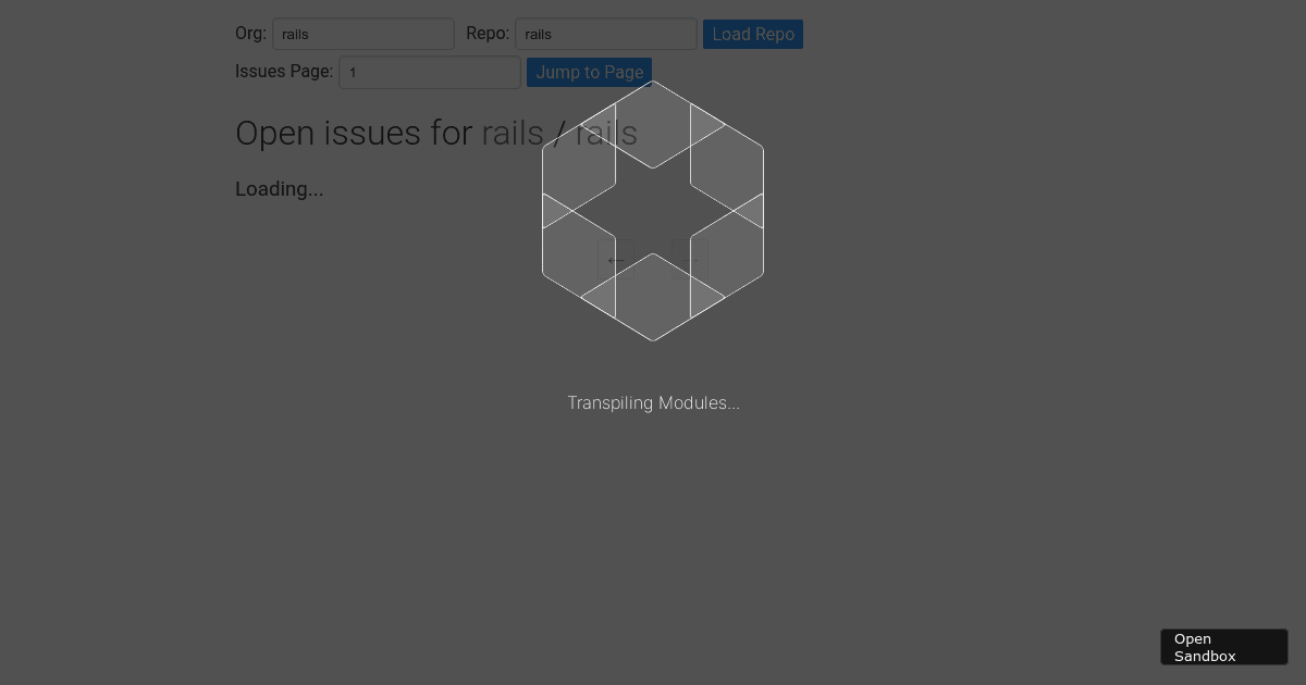 rsk-github-issues-example - Codesandbox