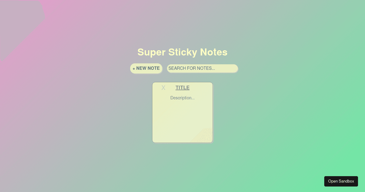 benjamin-gdwn/sticky-note-ui - Codesandbox