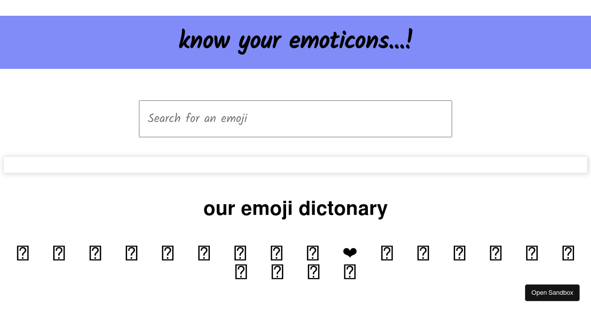 emoji-interpreter - Codesandbox