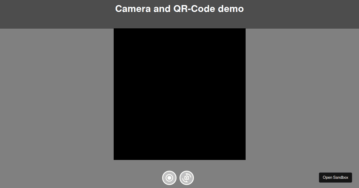 camera-and-qr-code - Codesandbox