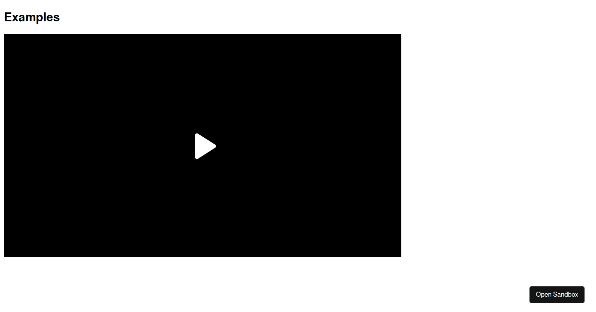 ByteArk Player - Custom Ads Tag (React) - Codesandbox