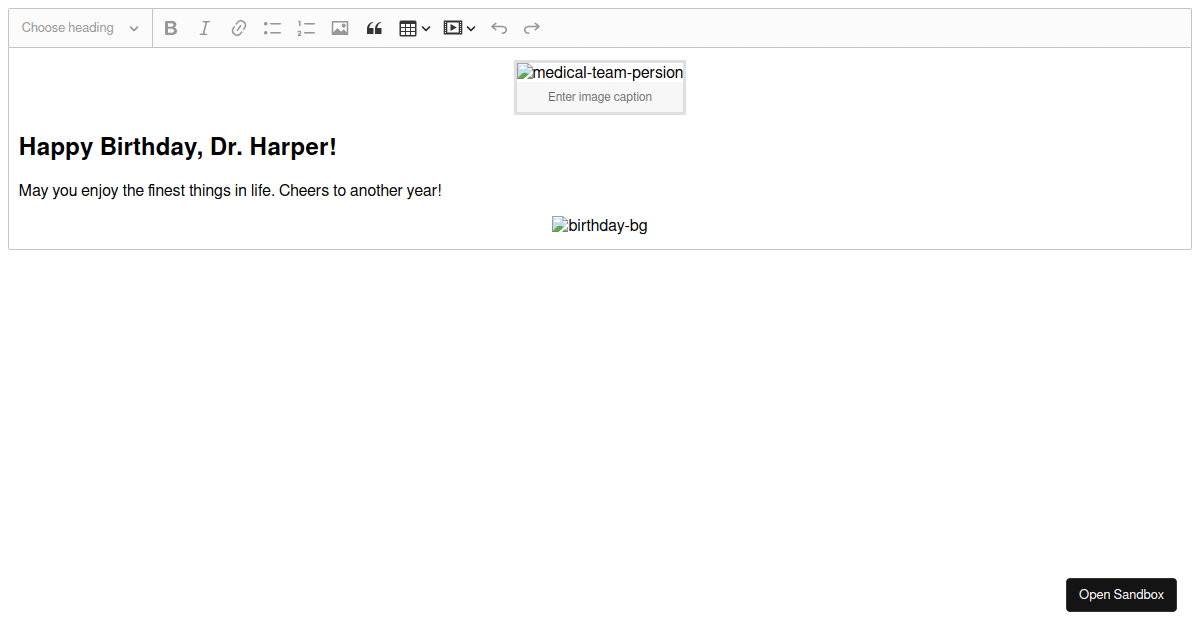 CKEditor 5 (forked) - Codesandbox