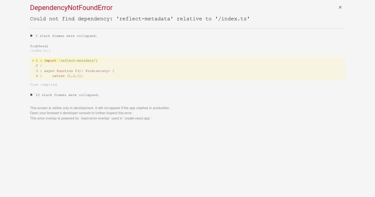 TypeScript Playground Export - Codesandbox TypeScript Playground Export - Codesandbox