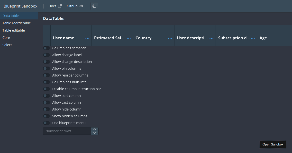 Blueprint Sandbox (forked) - Codesandbox