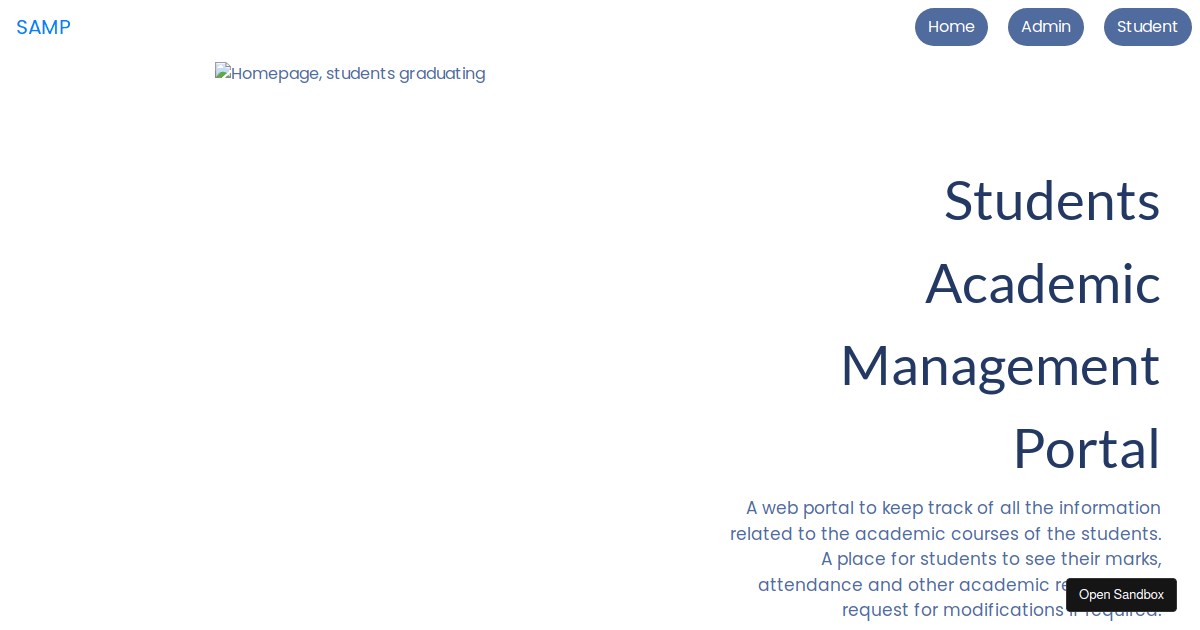 student-portal - Codesandbox