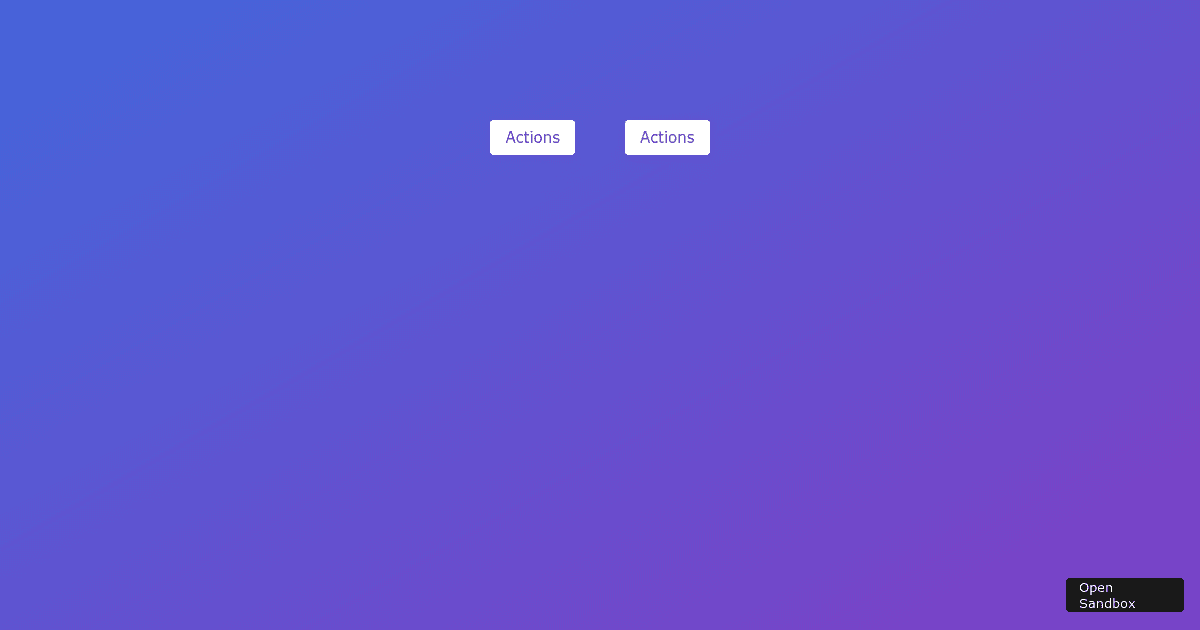 DropdownMenu + Dialog items - Codesandbox