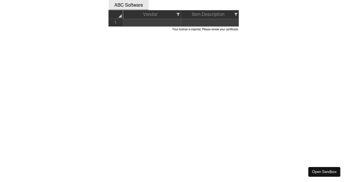 Formula-debug (forked) - Codesandbox