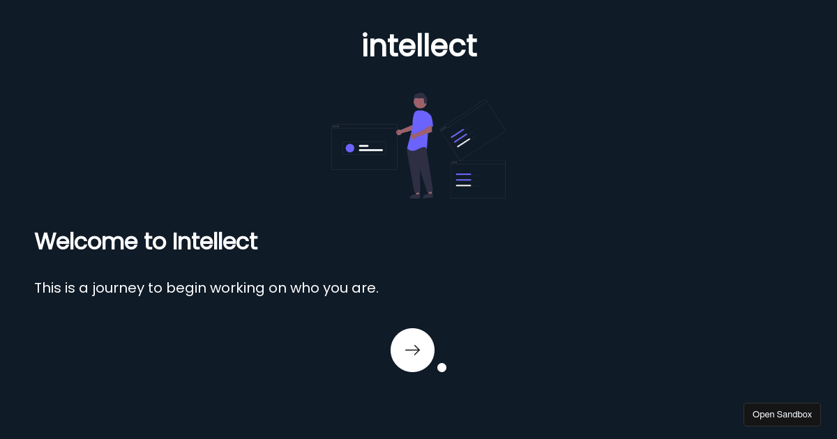 Intellect App Design - Codesandbox