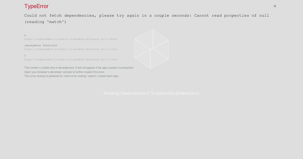 React Dimsum Example Forked Codesandbox