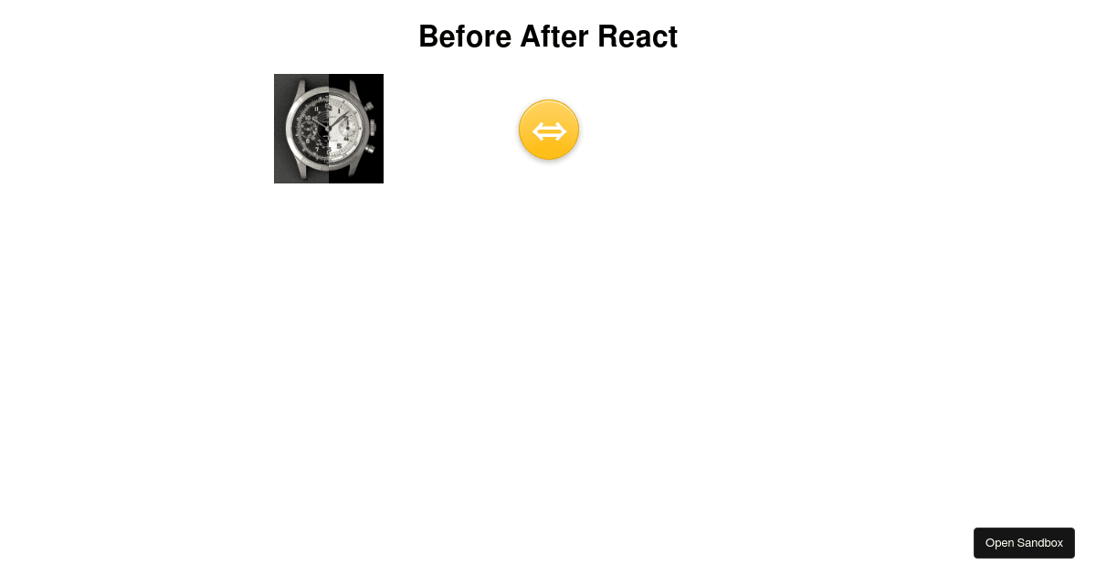 before-after-react - Codesandbox