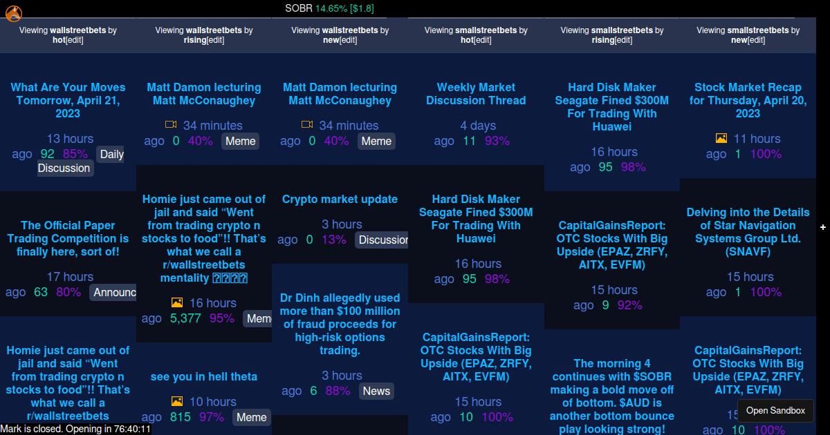 FoxFeed (forked) - Codesandbox