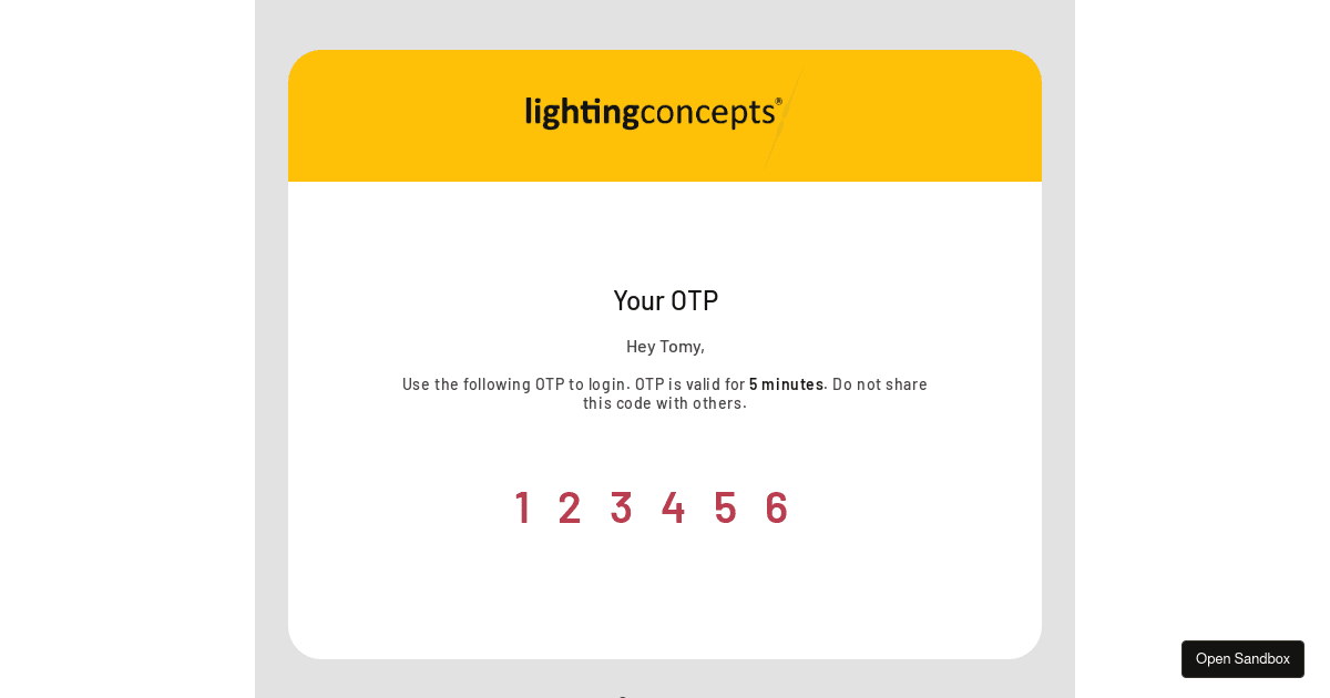 email-template__otp (forked) - Codesandbox