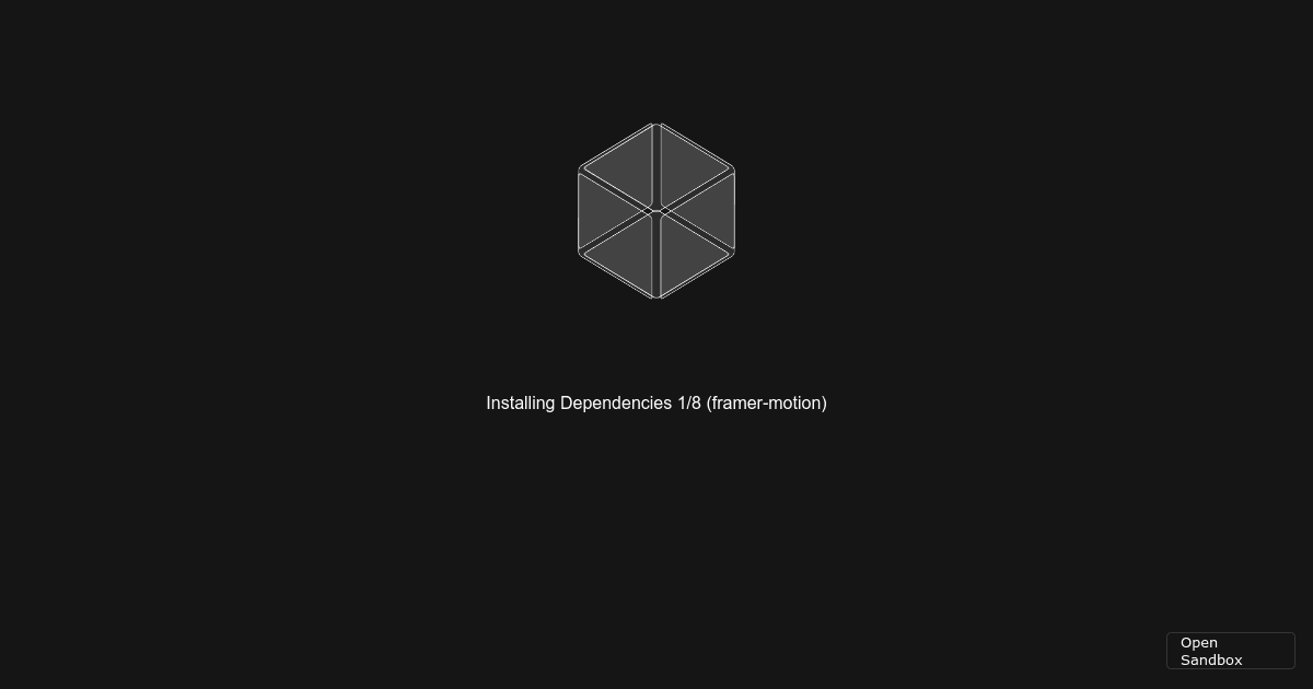 Framer Motion Reorder Animation Codesandbox