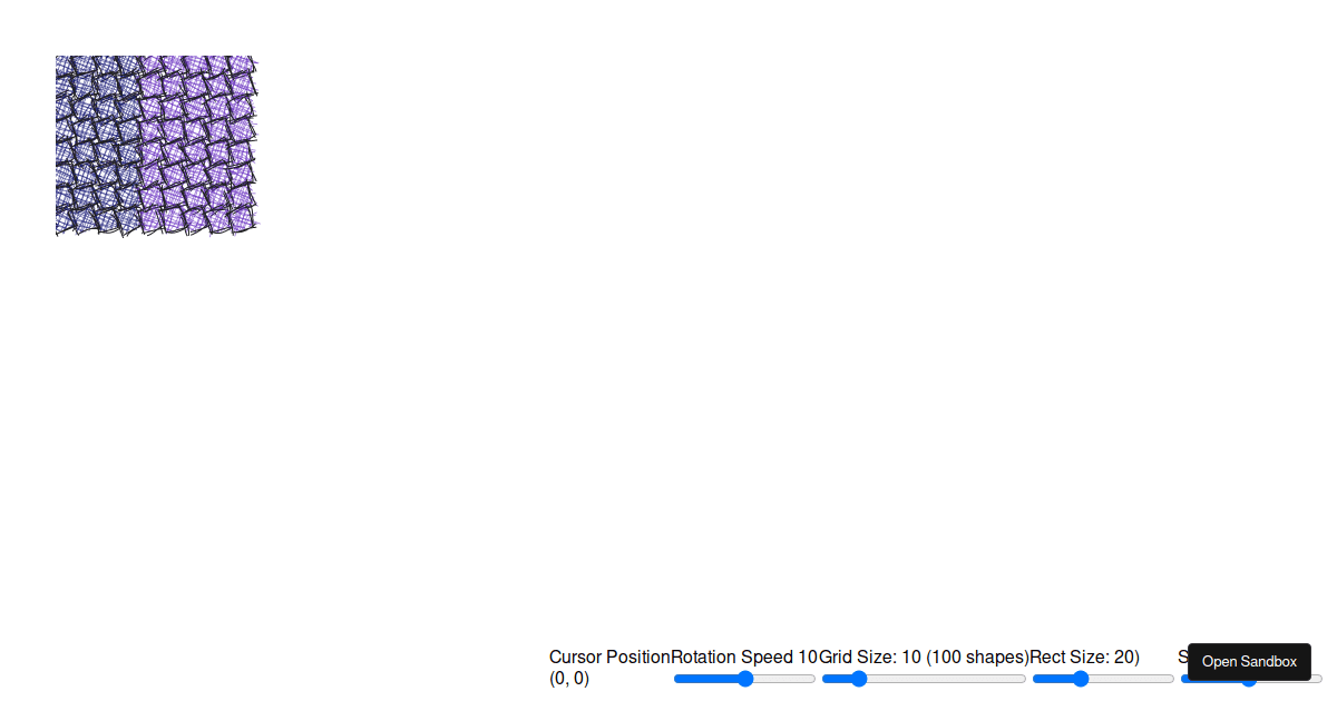 Offscreen Rendering Codesandbox