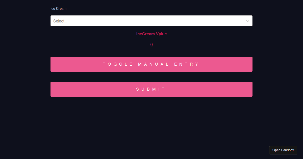 React Hook Form Get Started Forked Codesandbox