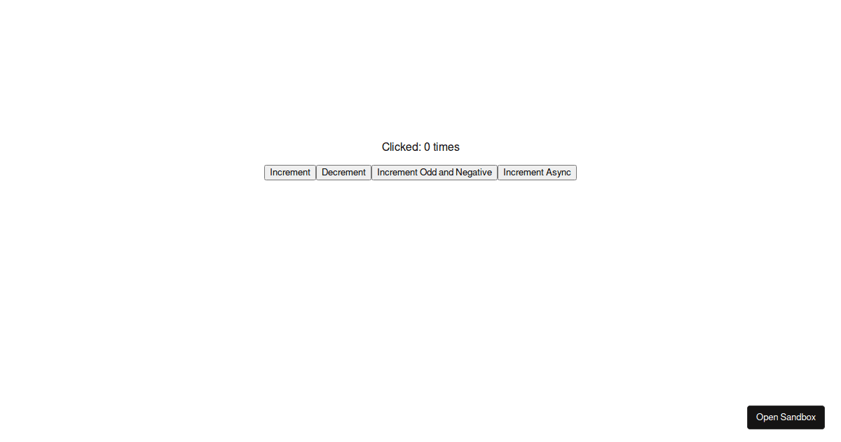 Redux Async Codesandbox