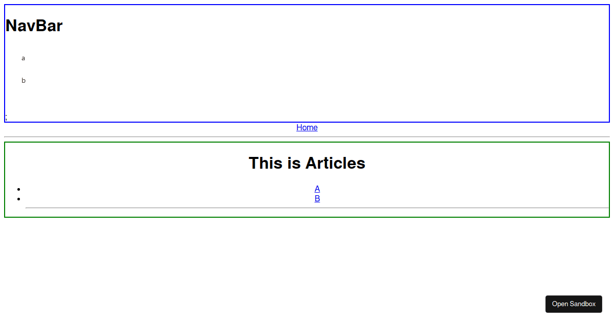 Nav issue - Codesandbox