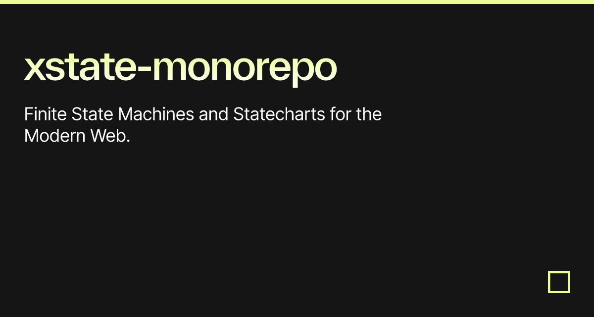 xstate-monorepo - Codesandbox