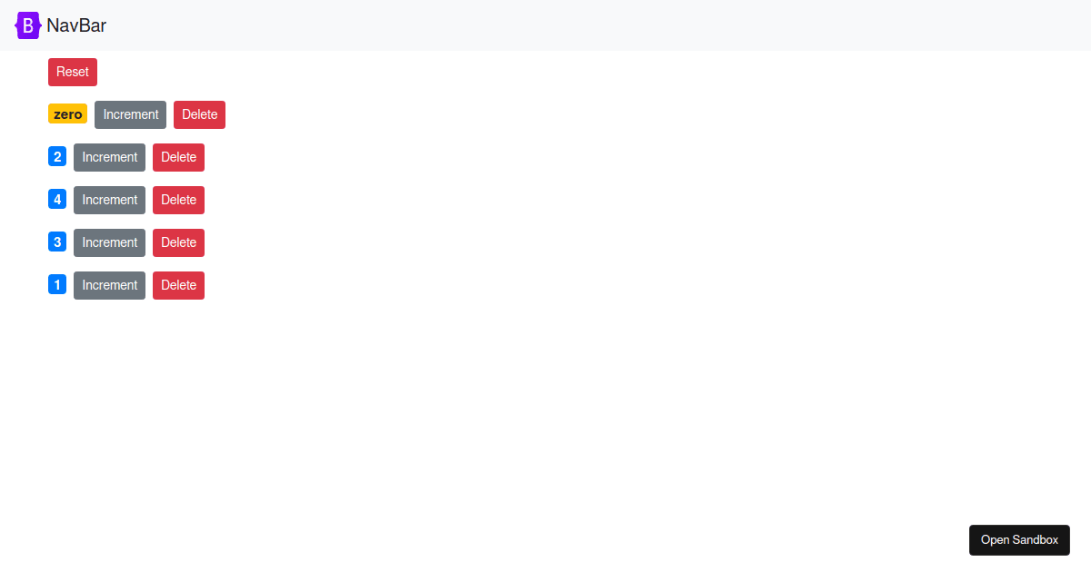 LearningReact - Codesandbox